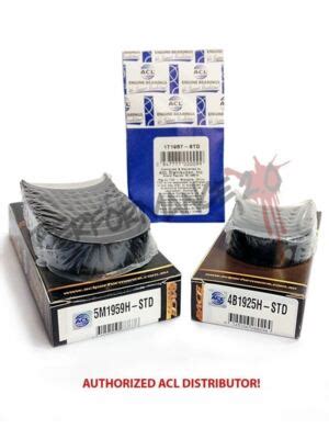 Acl Race Rod And Main Bearings For Honda Acura B18c1 B18c2 B18c5 B18c7