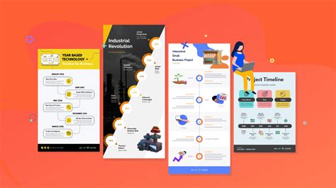 Creative History Timeline Design