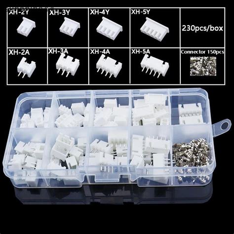 Shine 230pcs Xh254 Ph20 2p 3p 4p 5 Pin 254mm 20mm Pitch Terminal