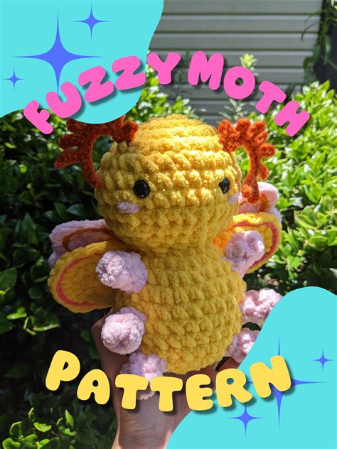 Fuzzy Moth Pattern Etsy