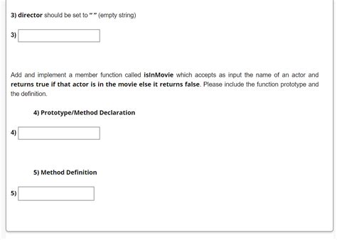 Given The Following Class Declaration Class Movie
