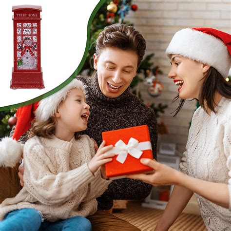 Lanterna De Craciun Cu Lumina Model Cabina Telefon Om De Zapada 12