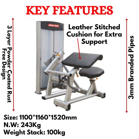 Bicepstriceps Exercise Machine Es 016 Energiefitness
