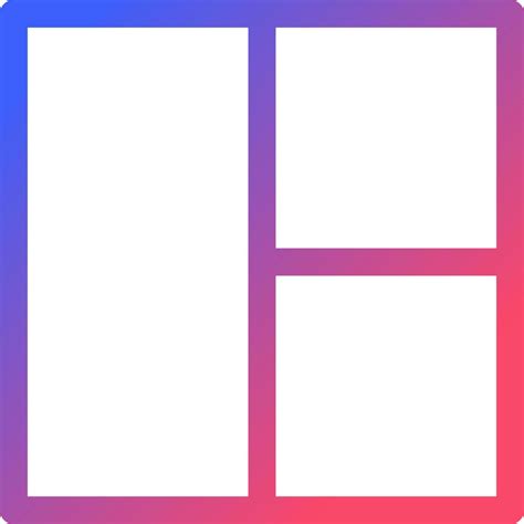 Photo Collage Pixel Perfect Gradient Linear Ui Icon Composite Photograph Image Editor