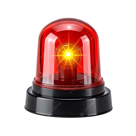 A Flashing Red Siren For Emergency Emergency Signal Emergency Siren