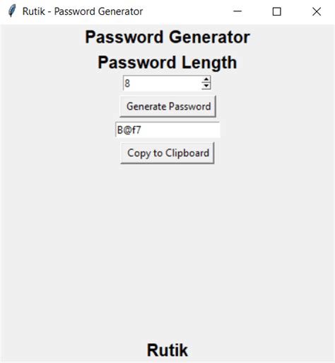Password Creator Gui Using Pycharm Dev Community