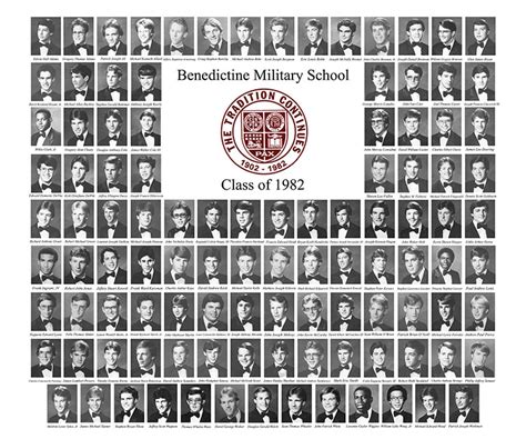 1982 Class Composite Menu 1982 Class Composite Menu