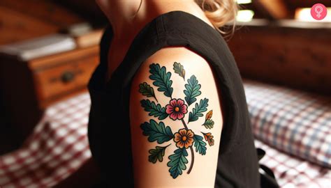 8 Inspiring Oak Leaf Tattoo Designs That Look Artistic