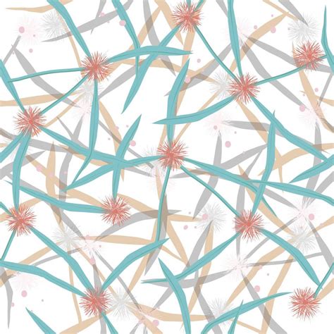 Lovely Grass Flower Pattern 1310937 Vector Art At Vecteezy