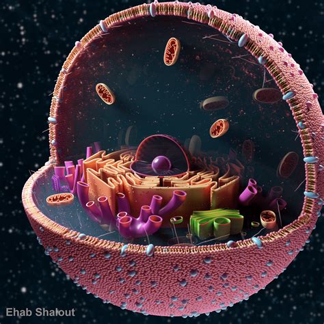 3d Cell Illustration Behance
