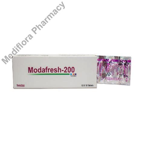 Modalert Modafinil Tablet For Personal Use Packaging Size 10 X 10