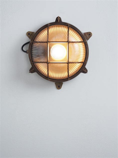 Solid Brass Bulkhead Sconce 3839a Muselli Officineluce