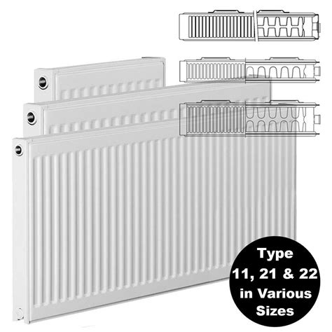 Compact Convector Radiator White Type 11 21 22 400mm 600mm Central