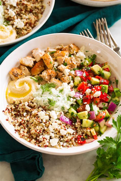 Greek Chicken Bowls Cooking Classy