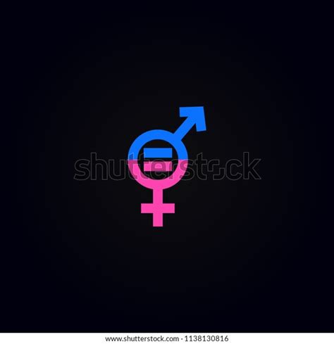 Gender Man And Women Sex Equality Vector Icon