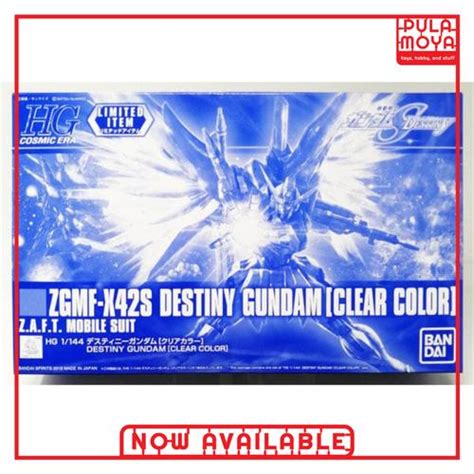 Jual Bandai Hgce 1 144 Destiny Gundam Clear Color Version Limited