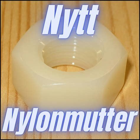 Nylonmutter M6 20st