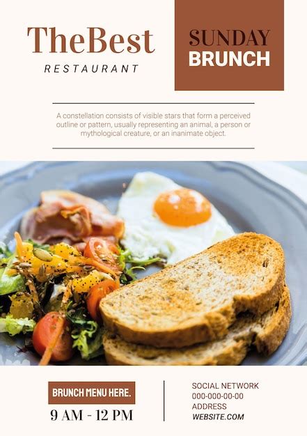 Brunch Flyer Png Images Free Download On Freepik