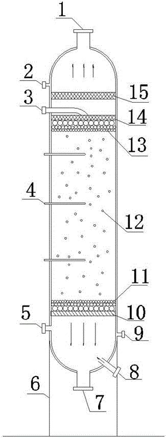 一种汽提法连续酯化反应器的制作方法