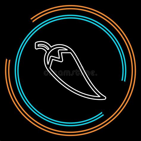 Vector Hot Chilli Pepper Illustration Stock Illustration Illustration