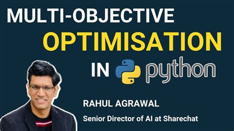 Multi Objective Optimisation Youtube