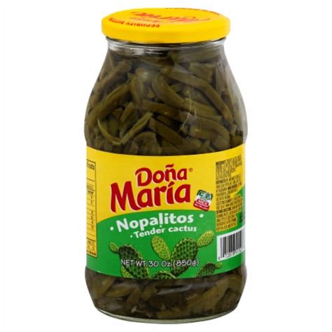 Dona Maria Nopalitos Glass 30 Oz Case Of 12 30 Oz Each Qfc