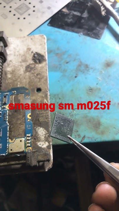 Samsung Sm M025f Emmc And Cpu Rebolling Youtube
