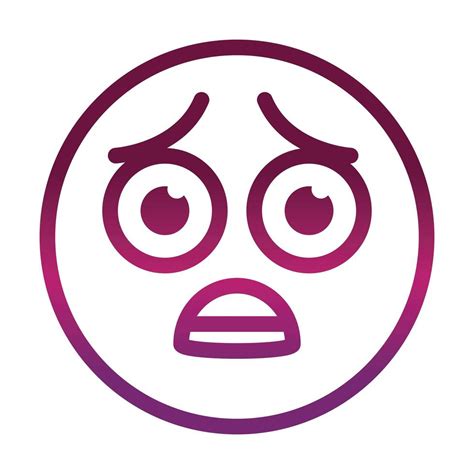 Weary Funny Smiley Emoticon Face Expression Gradient Style Icon 2552848
