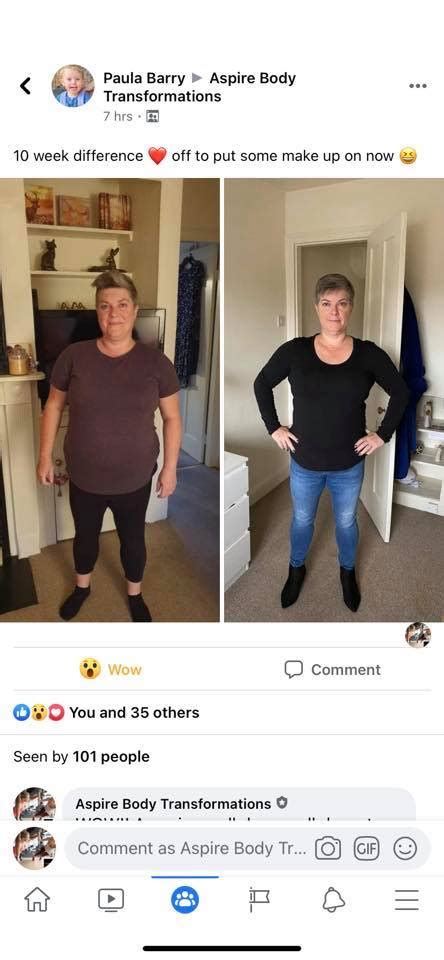 Here Is Paula Barry Not To Aspire Body Transformations Facebook