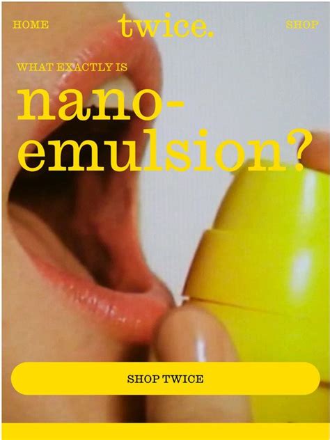 Nano Emulsion 🤔 Milled