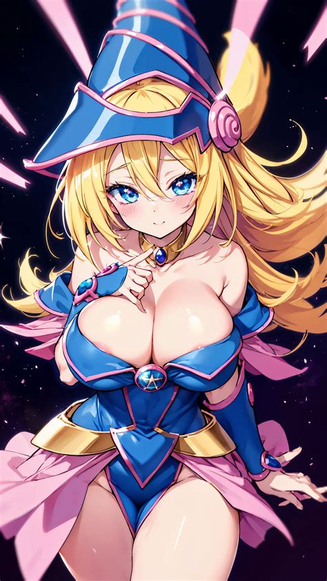 A Cartoon Image Of A Sexy Blonde Woman In A Blue And Pink Outfit