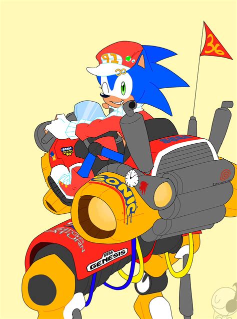 Sonic On A Mecha By Rookytv On Newgrounds