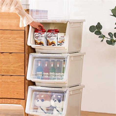 Stackable Containers That Open In Front 2 6qt Open Front Stackable
