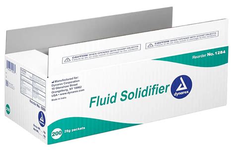 Dynarex Fluid Solidifier 28g Pouch 200pcs Case 200 Count — Go Bulk Medical