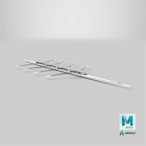Quadruple Scull Rowing Boat 3d Model Turbosquid 2290218