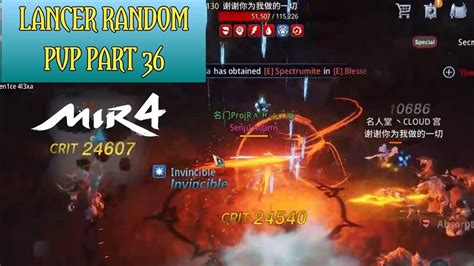 Mir4 Lancer Random Pvp Part 36 Youtube
