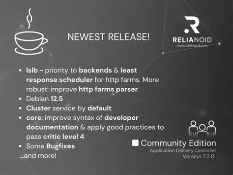 Open Source Load Balancer Relianoid Ce V720 Is Released