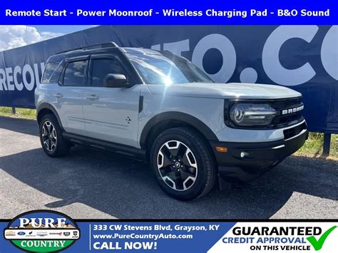 Used 2021 Ford Bronco Sport Outer Banks For Sale In Grayson Ky At Pure