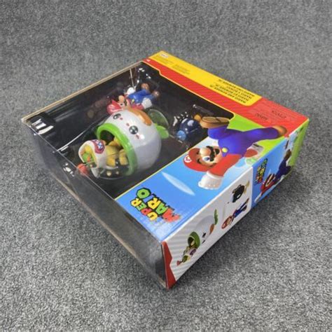Super Mario Bowser Jr Clown Koopa Car And Bob Omb 25 Action Figures