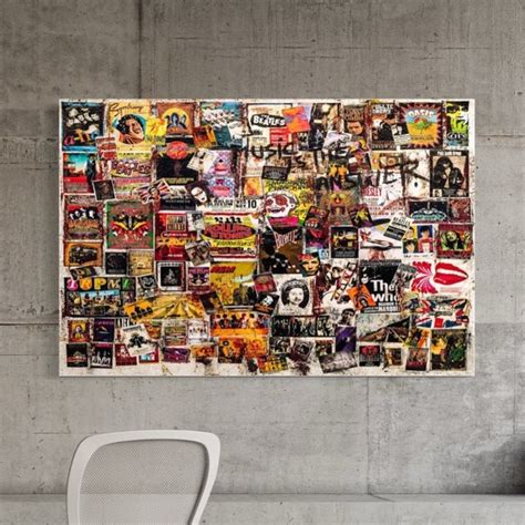 Rock Music Art Etsy