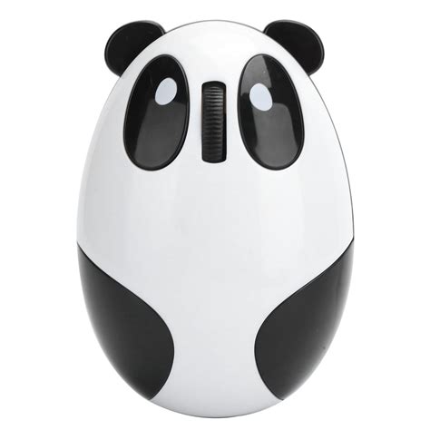 Wincal Ratón Inalámbrico Ratón De Computadora Panda óptico Inalámbrico De 2 4 Ghz Para Win Mac