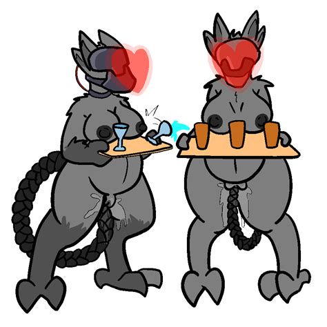 Rule 34 2017 Aliasing Anthro Blinder Bondage Bound Breasts Duo Female