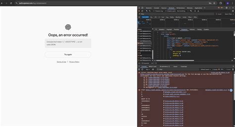 Error Unexpected Token