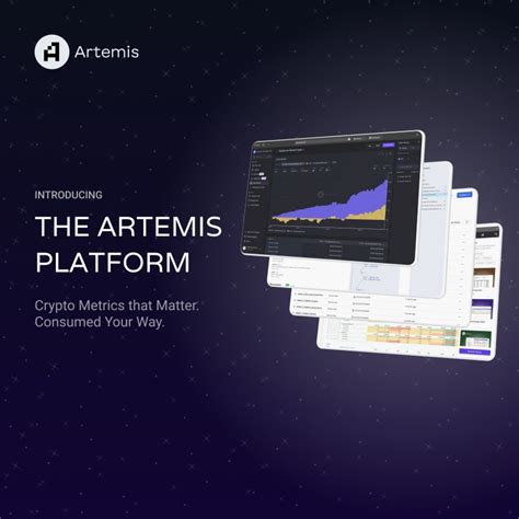 Artemis Platform Offers Four Products For Crypto Data Artemis Posted