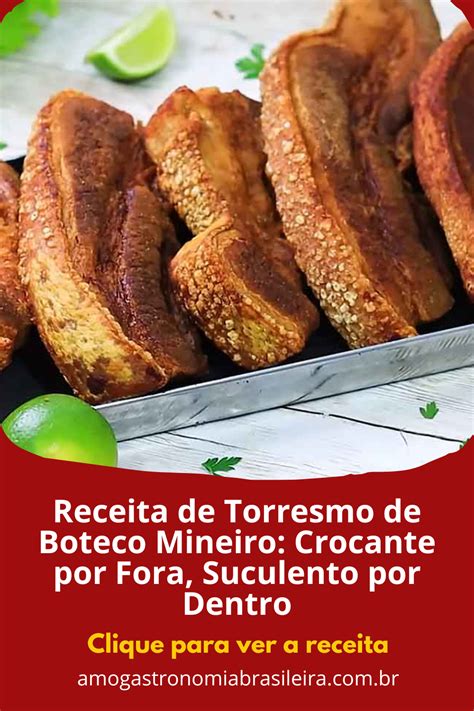 Receita De Torresmo De Boteco Mineiro Brazilian Food Quick Recipes