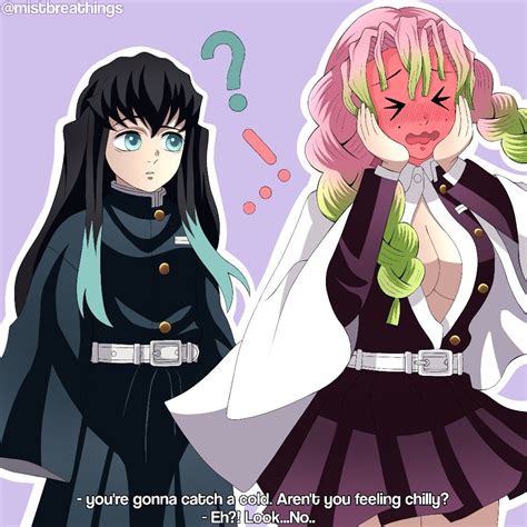 Muichiro And Mitsuri Panel In Anime Style Dessin Manga Fond Decran