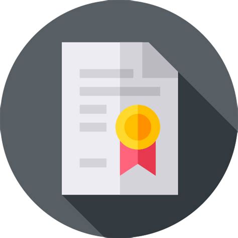 Pass Test Flat Circular Flat Icon