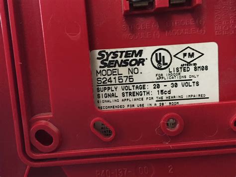 System Sensor S241575 Firealarmstv Jjinc24u8ol0s Fire Alarm