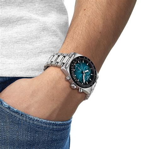 Pr516 Quartz Chronograph 40mm Blue Black On Bracelet Teddy Baldassarre