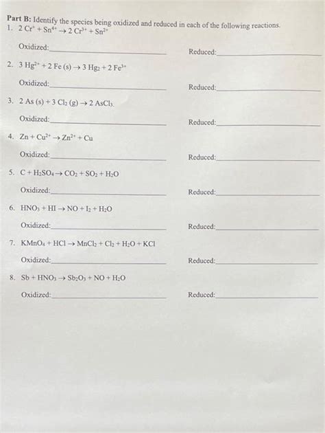 Solved Name Worksheet Assigning Oxidation Numbers Worksheets Library